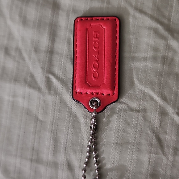 Coach | Jewelry | Coach Keychainleather Tag | Poshmark